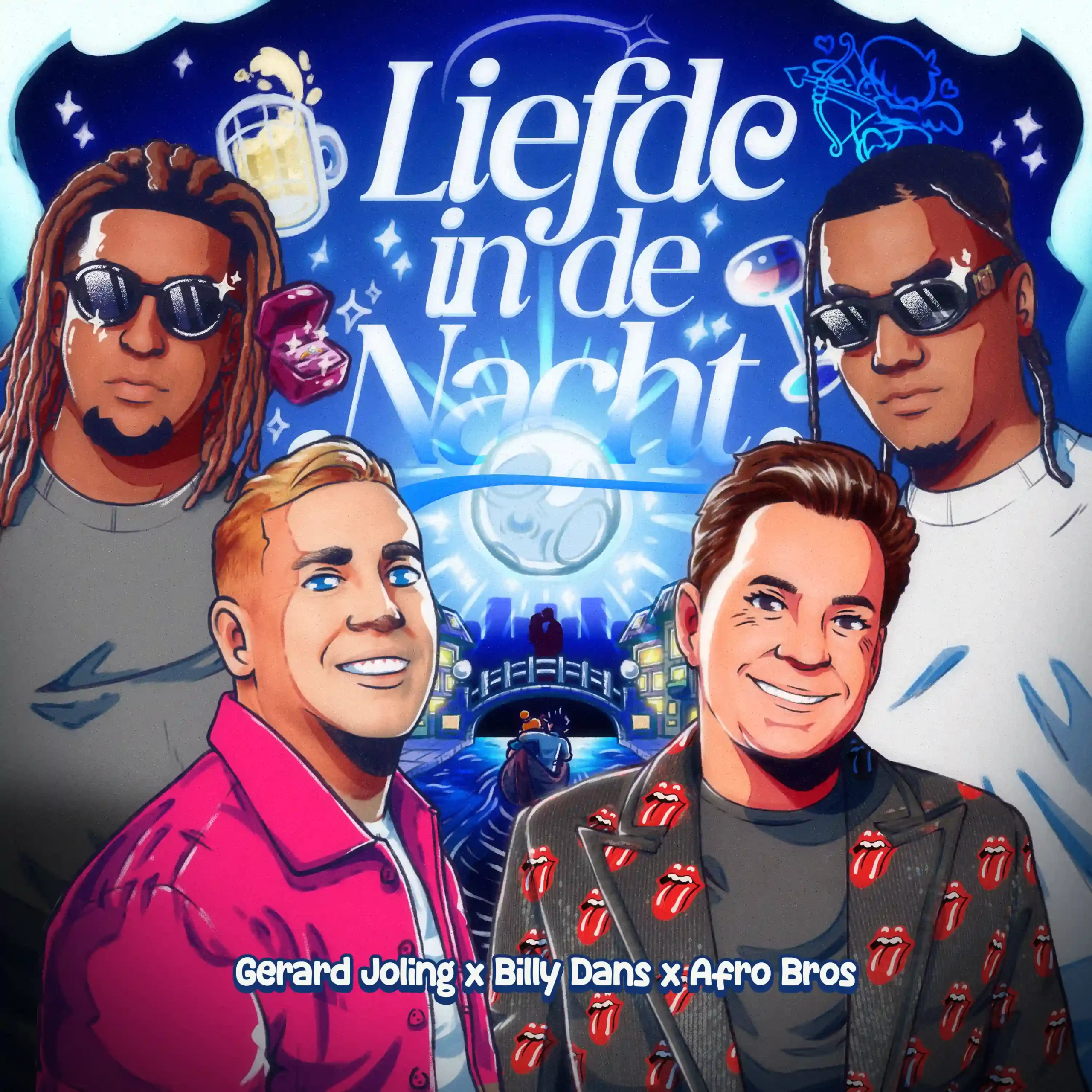Gerard Joling, Billy Dans en Afro Bros zorgen voor liefde in de nacht met nieuwe single ...
